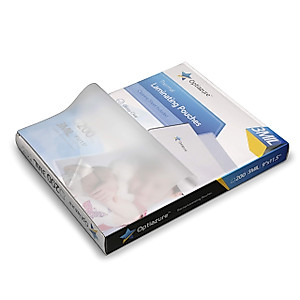 Optiazure Thermal Laminating Pouches 9"x11.5" Inches, 3mil 200Pack, Laminated Paper, Clear, Letter Size
