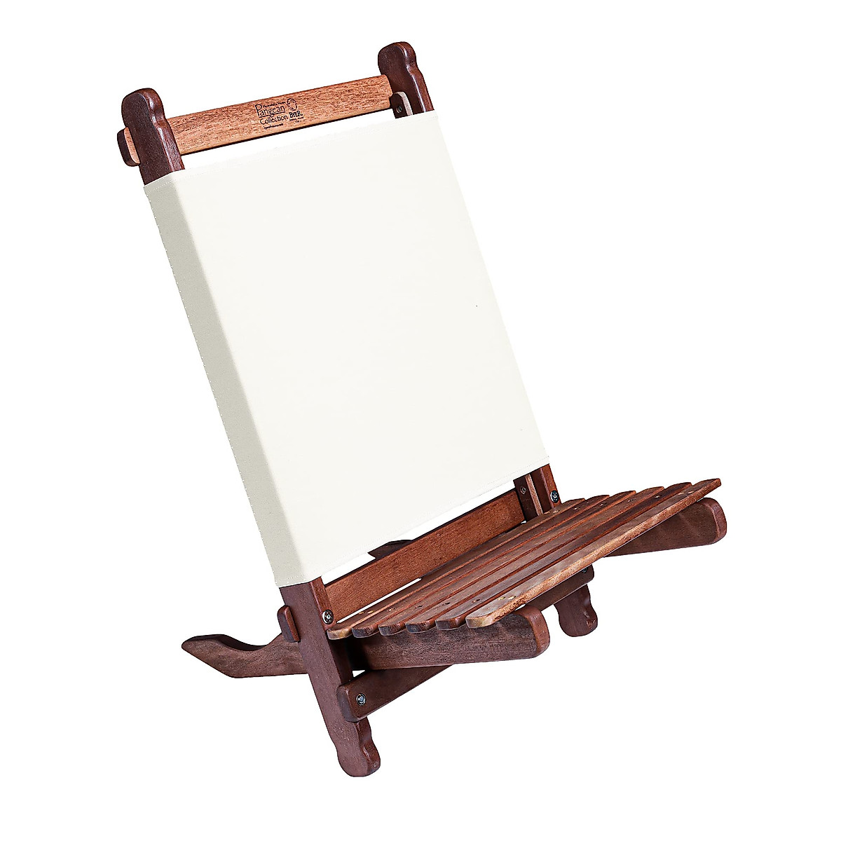 BYER OF MAINE Pangean Lounger, Durable Hardwood with Heavy Duty Polyester, Easy to Fold and Carry, Portable and Foldable Pangean Furniture