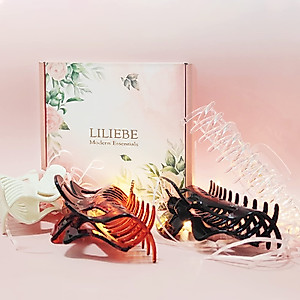 LILIEBE 5.5” Large Hair Claw Clips, Big Hair Clips Enough to Hold Your Hair, Hair Clips for Women Thick Hair (Shiny-4pcs)