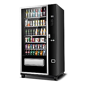 EPEX Beverage Large Combo Vending Machine with Stratified Temp Control Black EP-G654 0