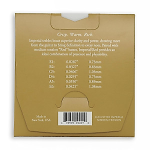 Augustine Imperial Medium Tension Crystal Nylon Guitar Strings - 1 Set