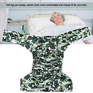 Wytino Washable Diapers,Reusable Adult Diaper Leak Proof Protection, Washable and Reusable Adjustable Breathable Adult Diaper for The Elderly, One Size Fits All(3)