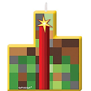 Amscan TNT Pixelated Party Birthday Candle Set