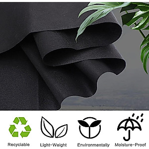 YLM1991 Upholstery Black Cambric Dust Cover Fabric Replacement 62" x 118"(Fire Retardant Dust Cover Fabric 3yds)
