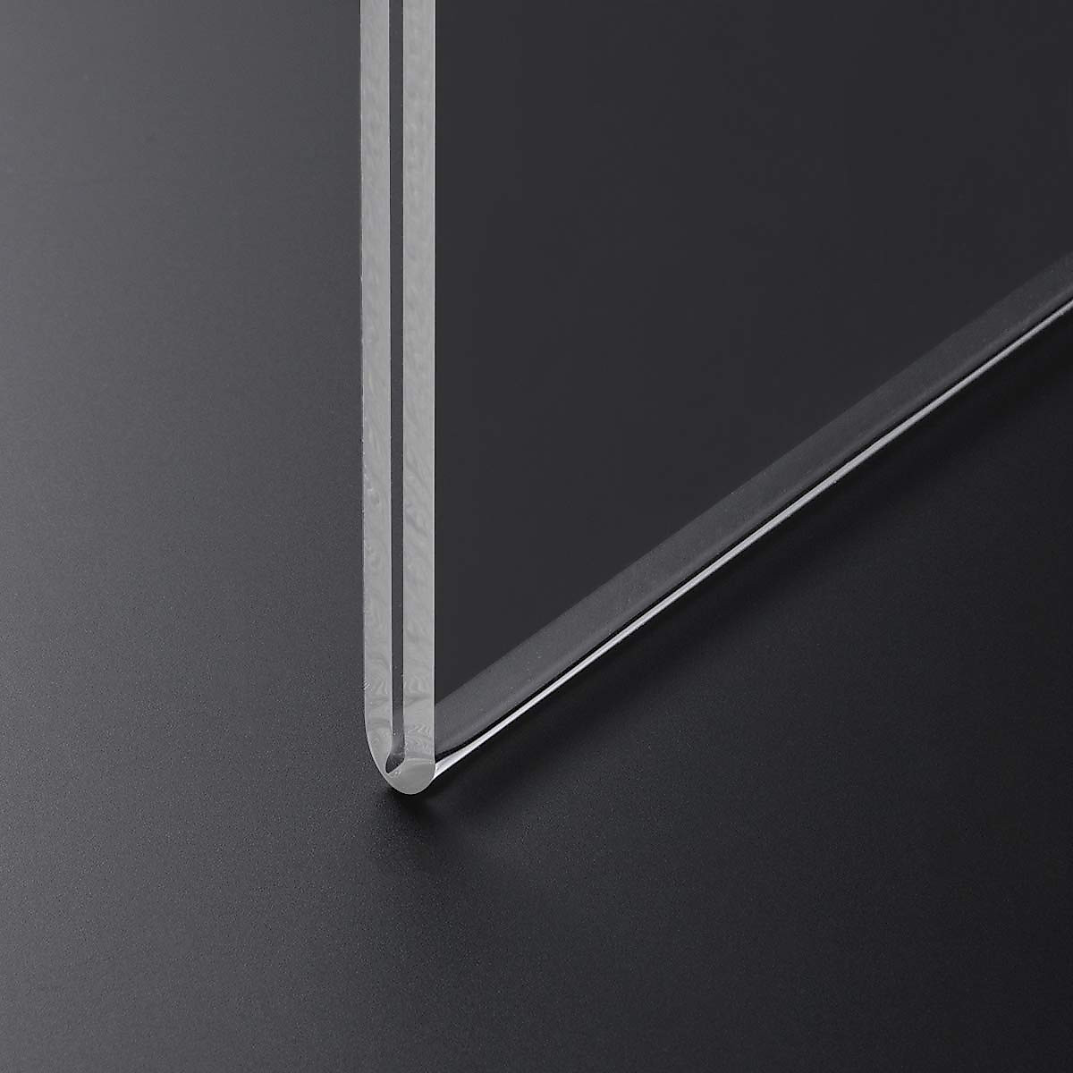 HIIMIEI Acrylic Wall Mount Sign Holder 8.5 x 11 Horizontal 12 Pack , Clear Paper Document Holder, Wall Mount Ad Frame with 3m Tape Adhesives & Screws for Office, Home, Store, Restaurant