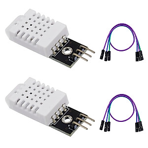 BOJACK DHT22/AM2302 Digital Temperature Humidity Sensor Module Monitor Sensor Replace SHT11 SHT15 for Arduino Electronic Practice DIY (Pack of 2)