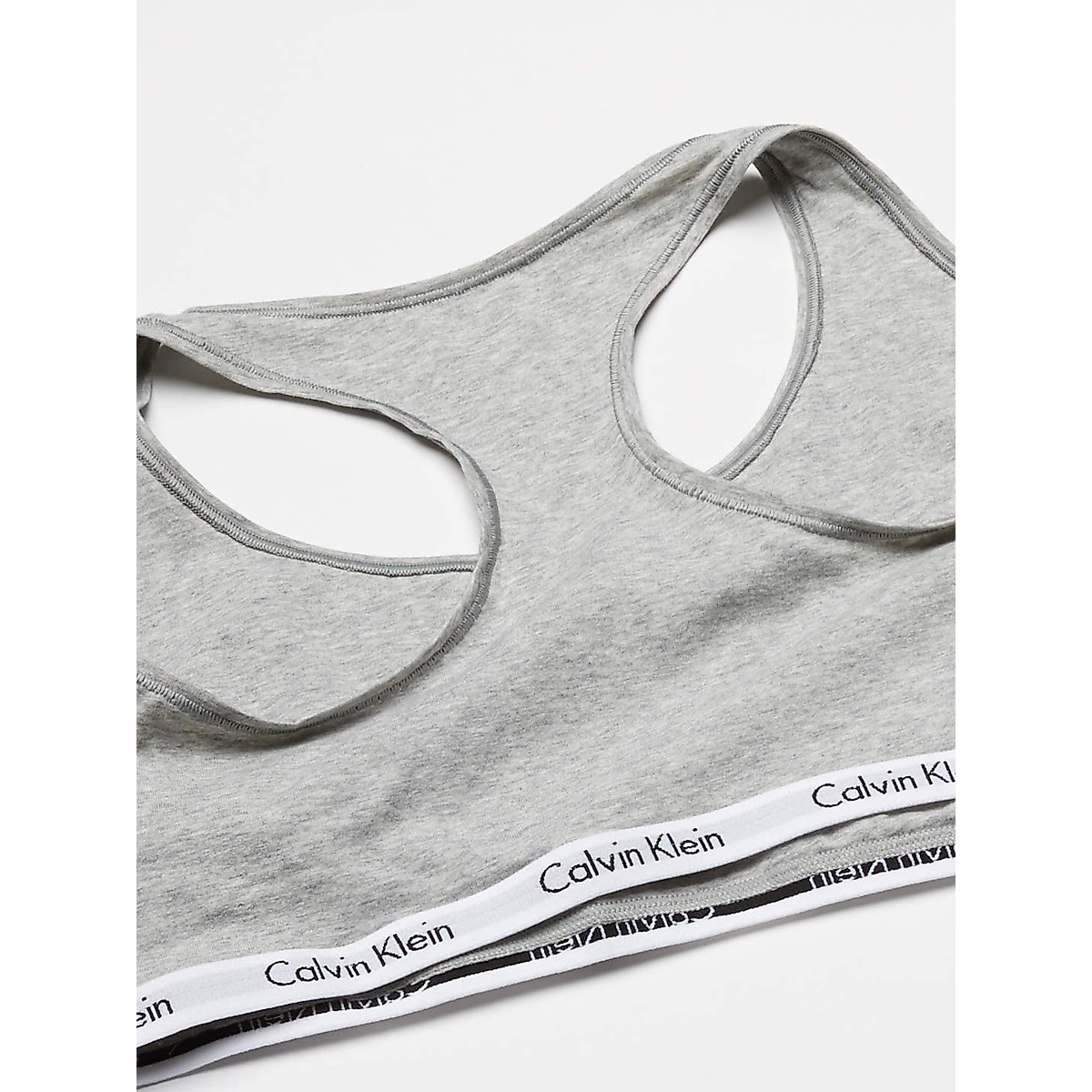 Calvin Klein Carousel Logo Bralette Grey Heather