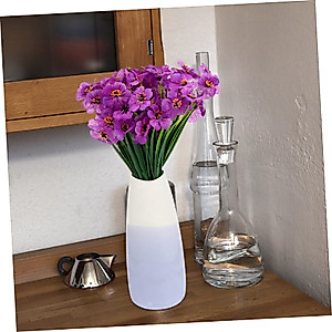 BESPORTBLE 4Pcs Artificial Violet Flowers Silk Flowers Fake Flowers Faux Flowers Stems Arrangement for Indoor Outdoor Home Shop Garden Windows Wedding Purple