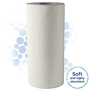 Kimberly Clark Professional Towels Premier Kitchen Paper Towels (13964), Cloth-Like Softness, Perforated, 24 Rolls / Case, 70 Kleenex Paper Towels / Roll, White