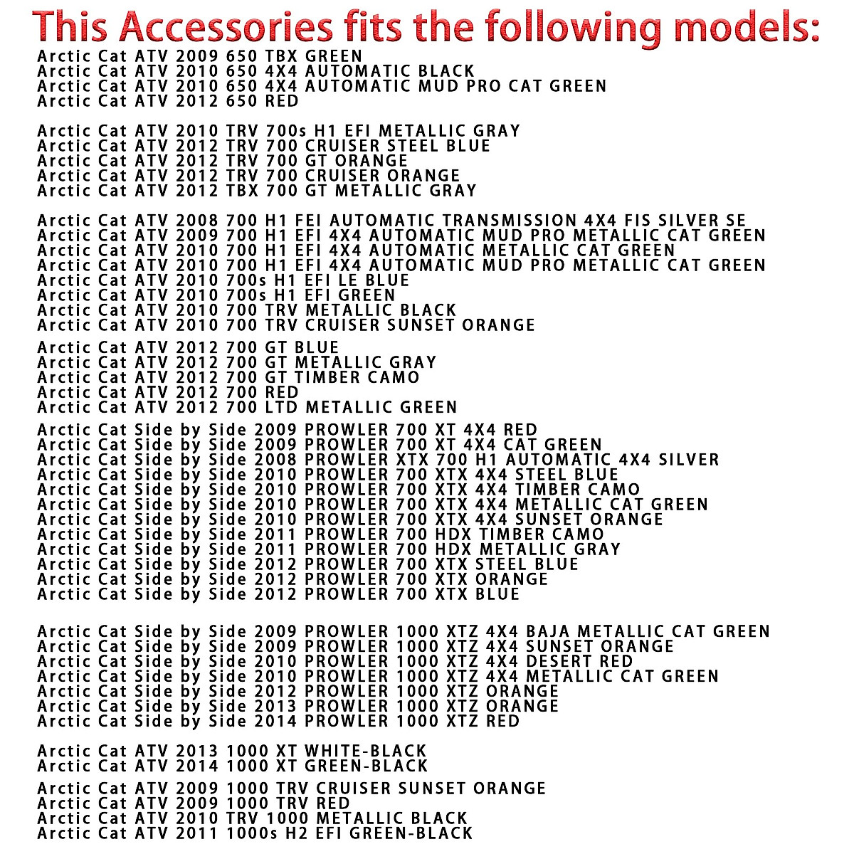 Speed Sensor for Arctic Cat 550 2009-2014 for Arctic Cat ATV 650 H1 4x4 2005-2009 for Arctic Cat 700 H1 2008-2011 for Arctic Cat PROWLER 1000 XTZ 2009 2010 2013 2014 0824-042