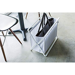 YAMAZAKI home Tower Storage Hamper White