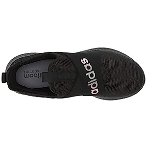 adidas Women's Puremotion Adapt Running Shoe, Black/Black/Iridescent, 10