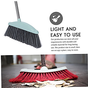 minkissy Garbage Shovel Sweep Broom Small Brooms Handle Broomstick Outdoor Broom Cleaning Broom Garden Broom House Brooms for Sweeping Indoor Sweep Cleaner Broom Wiper Pet Plastic Office