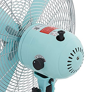 Better Homes & Gardens 16'' Retro 3-Speed Metal Standing Fan (Mint)