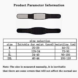 LSRRYD Lower Back Support Belt Lumbar Support Brace Self-Heating for Pain Relief and Injury Prevention Sciatica Spinal Stenosis Scoliosis Or Herniated Disc (Size : Large)