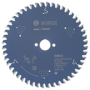 Bosch 2608644015 EXWOH 6.3" x 20mm 48T Circular saw blade Top Precision