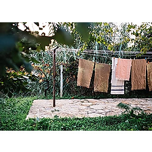 SGT KNOTS Cotton Clothesline - All Purpose Laundry Line Dryer Rope for Outdoor/Indoor, Crafting & Art Projects (1/4" x 100ft, White)