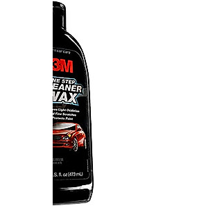 3M One Step Cleaner Wax, 39006, 16 oz , White