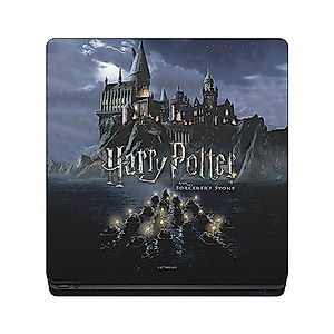 Head Case Designs Officially Licensed Harry Potter Castle Graphics Vinyl Sticker Gaming Skin Decal Cover Compatible with Sony Playstation 4 PS4 Slim Console