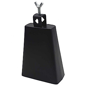 Cow Bell,6inch Metal Cow Bell Noisemaker with Stick for Percussion Musical Instruments Percussion Supplies