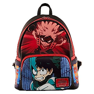 Loungefly My Hero Academia: Deku vs. Kacchan Collection Mini-Backpack, Amazon Exclusive