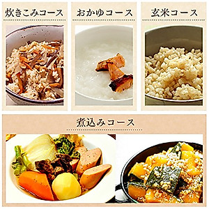 Iris Ohyama rice cooker pressure IH formula 5.5 Go brand cook divided function with rice shop taste RC-PA50-B