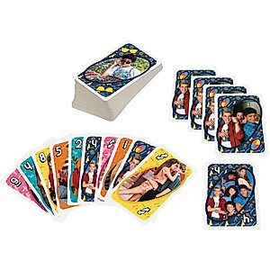 Mattel Games UNO Saved by The Bell Card Game with 112 Cards & Instructions, Great Gift for Kid, Adult or Family Game Night, Ages 7 Years & Older