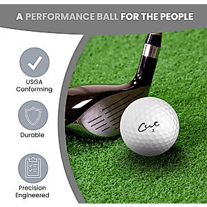 Cut Golf Cut Grey Golf Balls, White