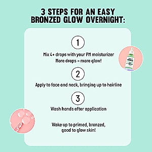 Isle of Paradise Self Tanning Drops, Medium (Golden Glow) - Vegan and Cruelty Free Self-Tan Drops, 1.01 Fl Oz