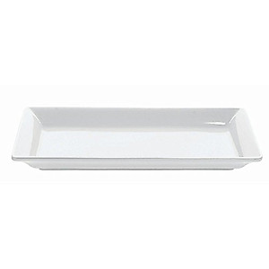 American Metalcraft CER19 Platters, 16.7" Length x 4" Width, White