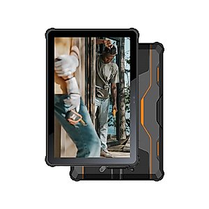 DORLAND EX Tablet09 10.1" Android 13.0 Tablet, Octa-Core 8GB+256GB, Intrinsically Safe Tablet, 20000mAh Rugged Tablet, IP68 Waterproof Tablet, Dual SIM, GPS, OTG 33W Fast Charging, Black