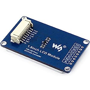 waveshare 1.8inch LCD Display Module 128x160 Pixels Embedded Controller Communicating via SPI Interface. RGB, 65K Display Color with Examples for Raspberry Pi/Jetson Nano/Arduino