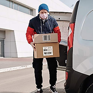 Replacement for Brother DK-1241 Die-Cut 4" x 6" Shipping Labels, 102mm x 152mm Address Paper Labels, for Brother QL Label Printer QL-1110NWB QL-1100, 200 Labels/Roll (4 Rolls+1 Detachable Frame)