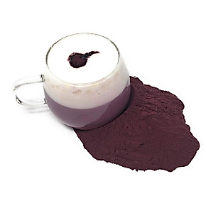 Purple Taro Powder - Naturally Dyes Food Purple/violet - Net Weight: 2.65oz / 75g - Violet Food Dye For Ice Cream, Frozen Yogurt, Smoothies & Bubble Tea - 100% Pure & Natural Colocasia Esculenta