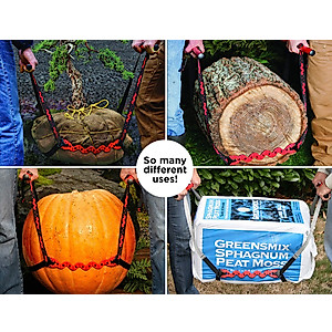 PotLifter - Potted Plant Mover and Essential Lifting Tool For Garden Flower Pots, Planters, Trees, Rocks - Lifts Up to 200 Pounds - A Plant Caddy Alternative, Easily Move Heavy Items Around Your Yard