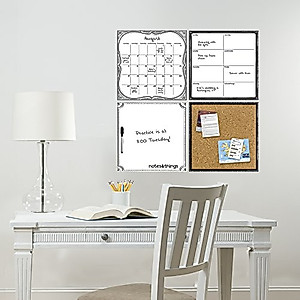 Brewster White 4-Piece Organizer Set