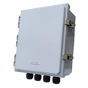 Inscape Data IP68 Outdoor PoE Switch, LPS1800AT-T1, 10-Port 10/100Mbps Unmanaged, 2X Combo Gigabit SFP Fiber/RJ45 Uplink, IEEE 802.3af/at, 240W