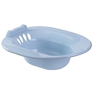 LALAFINA Bidet Toilet Seat Bidet Bath Sitz Seat Toilet Basin Hip Bath Basin Bathtub Blue Pregnant Woman Plastic Wash Ass Sitz Bath Basin