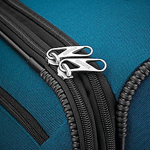 American Tourister Pop Max Softside Luggage with Spinner Wheels, Teal, 3-Piece Set (21/25/29)