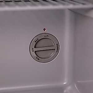 Avanti ARBC17T2PG 1.6 Cubic Foot Beverage Cooler Refrigerator, 20" x 18.3" x 17.3", Black