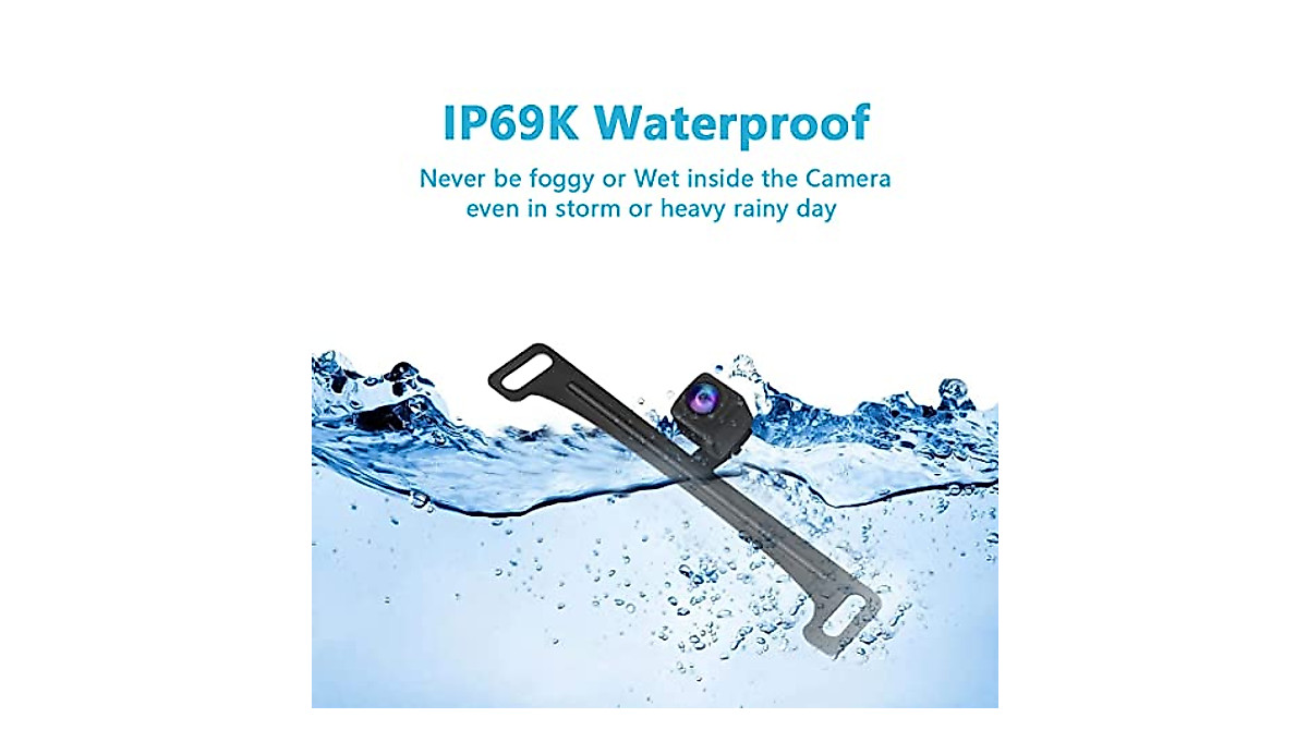 Autoeye 170° HD License Plate Backup Camera | Front & Rear