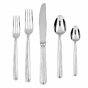 Fortessa Metropolitan 18/10 Stainless Steel Flatware Table Fork, Set of 12