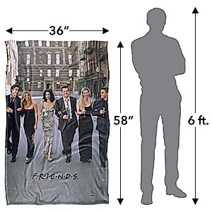 Friends Fancy Walk Silky Touch Super Soft Throw Blanket 36" x 58"