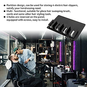2Pcs Clipper Holders for Barbers - Barber Clipper Holder Rack, Barber Clipper Organizer, Hair Clipper Holder, Hair Trimmer Storage Rack (Wall Mount)