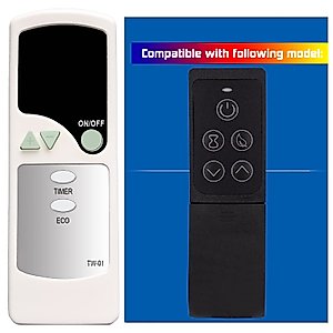 Replacement for Twin Star ClassicFlame Electric Fireplace Heater Remote Control 10HM9275-M323 10QI085ARA 10QI085ARA-02 10Q1085ARA 10Q1085ARA-02
