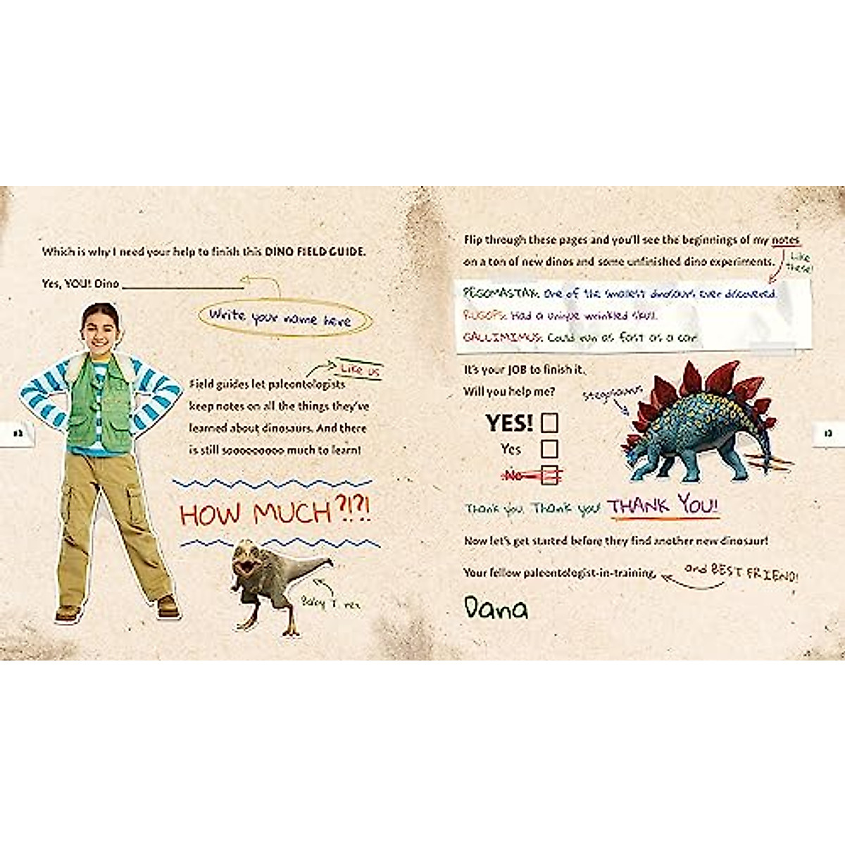 Dino Dana Dino Activity Guide: Experiments, Coloring, Fun Facts and More (Dinosaur kids books, Fossils and prehistoric creatures) (Ages 4-8)