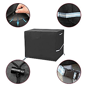 Outdoor Table Cover For 40 inch Royal Gourmet Double-Shelf Movable Dining Cart Prep Table 40 x 24 x 32 Inch - Outdoor Dining Cart Cover - Heavy Duty Waterproof 600D Oxford Fabric