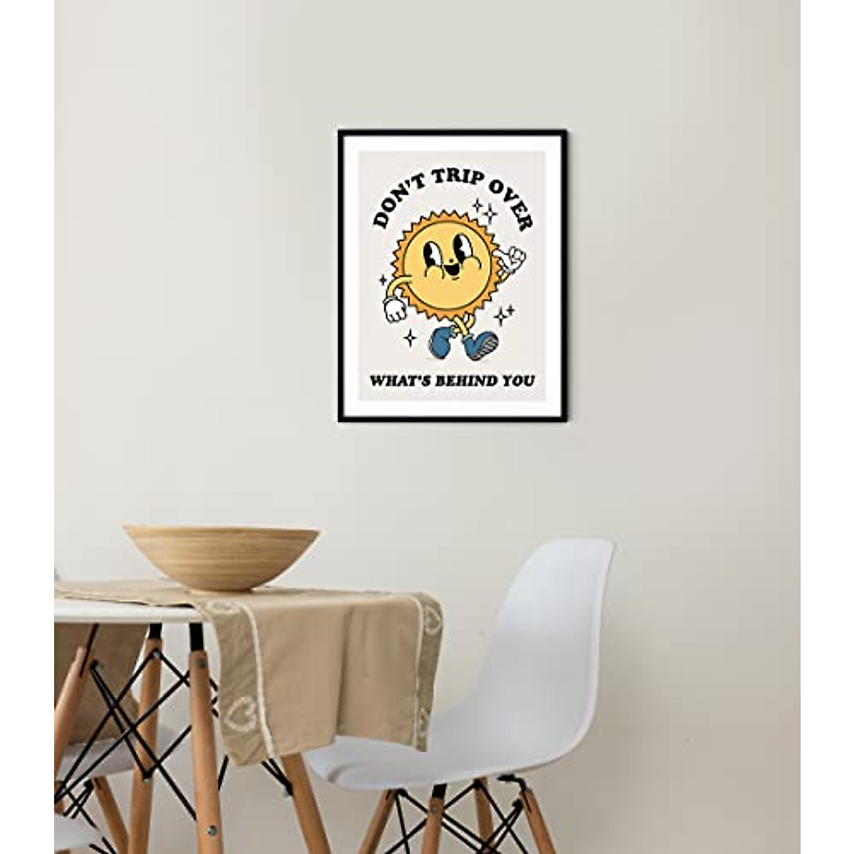 Retro Poster Wall Art, Aesthetic Posters, Trendy Room Decor for Bedroom Aesthetic, Cute Room Decor, Vintage Art Nostalgia poster for room aesthetic (12x16 inches)