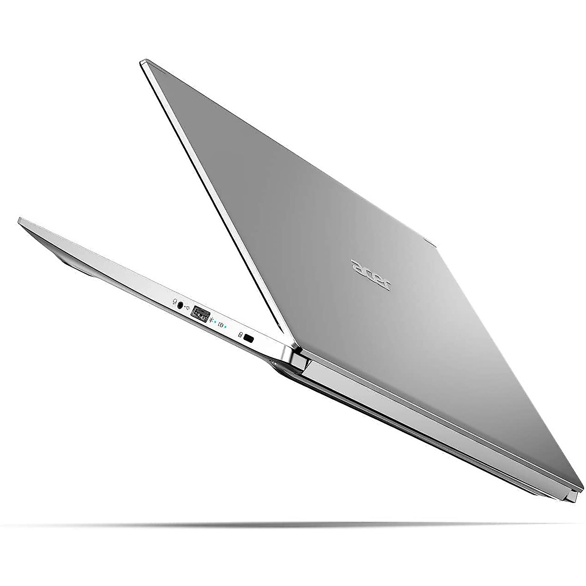 acer Aspire 5 Slim Laptop, 15.6" FHD IPS, AMD Ryzen 3 3350U Quad-Core Mobile Processor, 12GB DDR4 RAM, 512GB SSD, WiFi 6, Backlit KB, Fingerprint Reader, HDMI, Amazon Alexa, Windows 11, Silver
