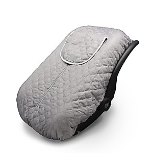 Travel Bug Winter Car Seat Cover - Heather Grey